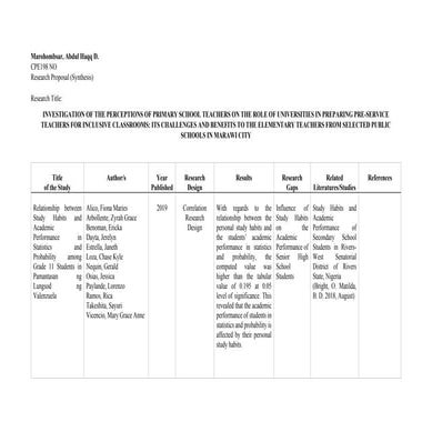 Development of a research proposal | PPTX
