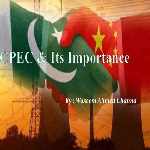 Cpec & its importance | PPTX