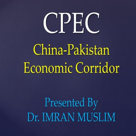 CPEC presentation | PPTX