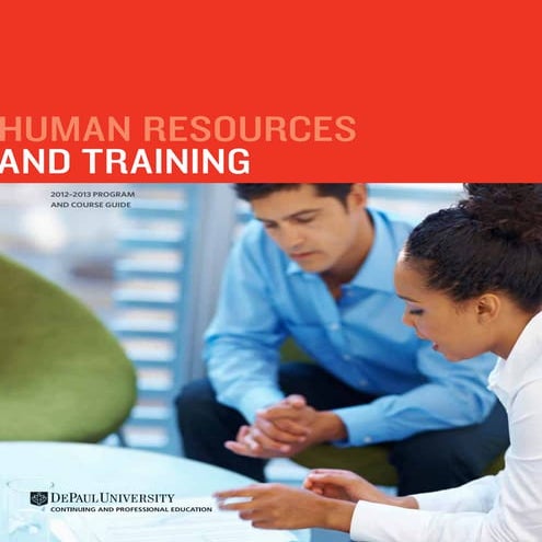 Human Resources and Training | PDF