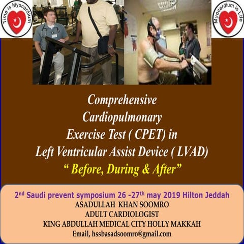 Cpet in cr in lvad saudi prevent 2019 | PPTX | Heart and Cardiovascular Diseases | Diseases and ...
