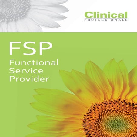 Clinical Professionals Functional Service Provider (FSP) Brochure | PDF