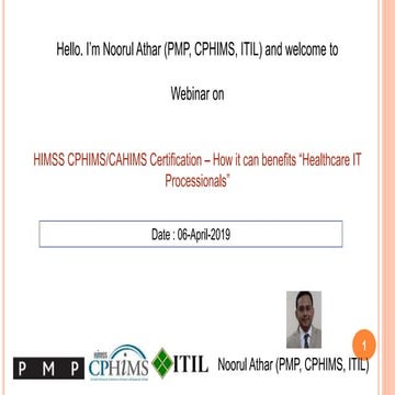 Cphims presentation | PPTX