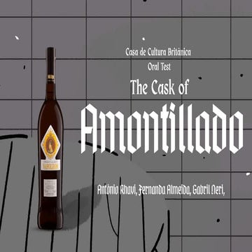 The Cask Of Amontillado | PPT