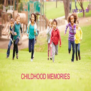 Cópia de UNIT 5A + 5B - Childhood Memories.pptx