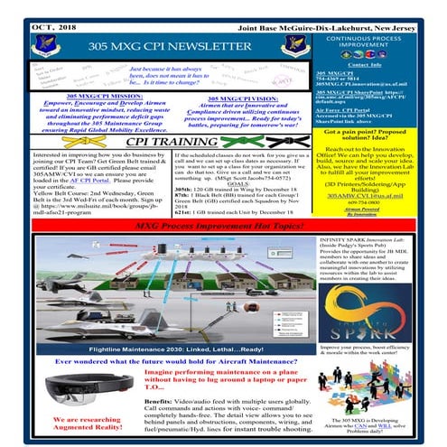 Cpi oct newsletter | PDF