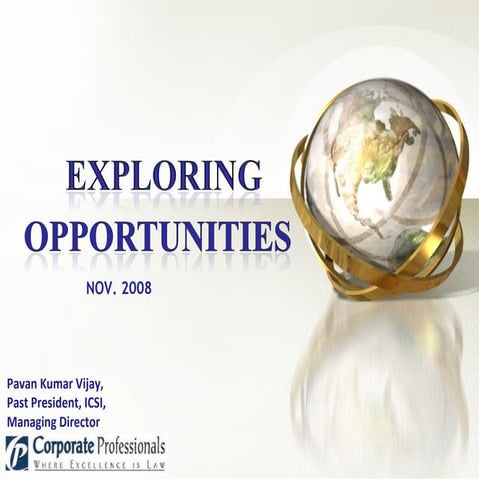 Cp knowledge exploring opprtunities 17.11.08 smtp | PPT