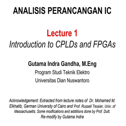 Fpga Intro Ppt