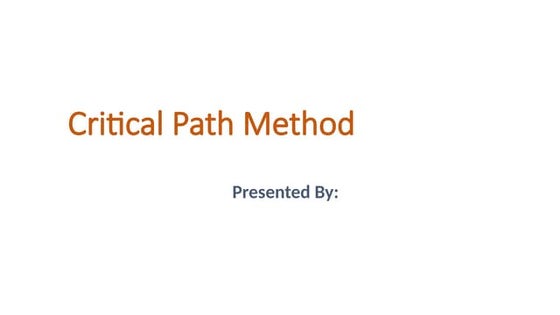 Project scheduling in software engineering | PPT