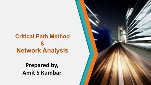 Critical path method | ODP