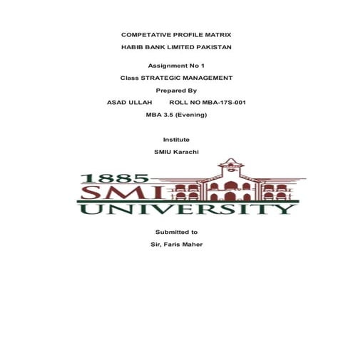 Cpm of hbl | PDF