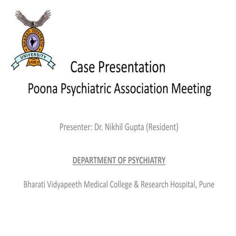 Psychiatry Case Presentation (Depression).pptx