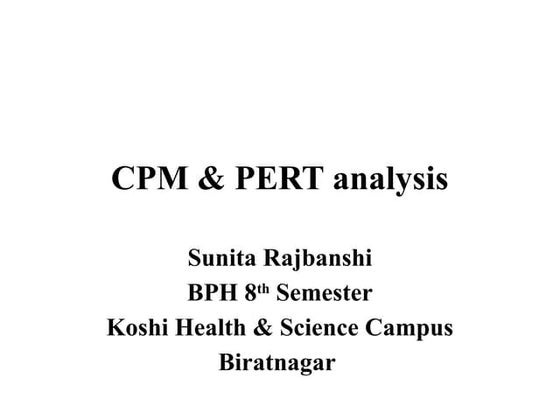 Programme evaluation review technique | PDF