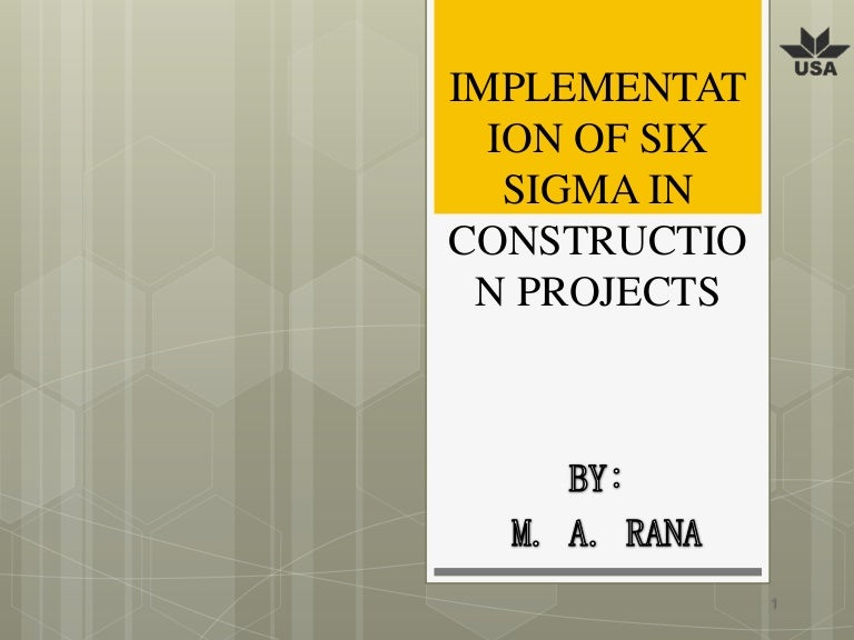 6 sigma construction - scriptstaste
