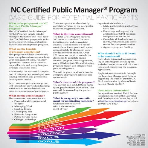 Cpm program for_participants | PDF