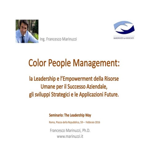Color People Management e la Leadership | PDF
