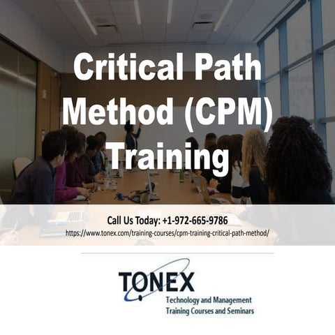 Critical Path Method (CPM) Training | PPTX