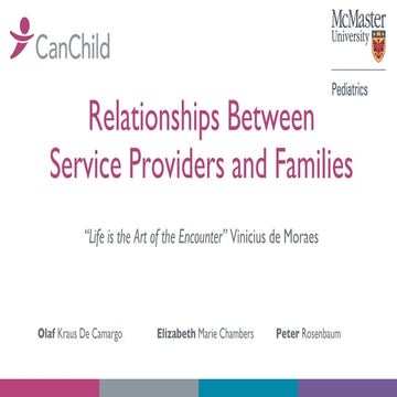 Relationships Between Service Providers and Families | PDF