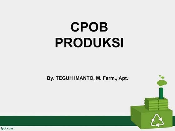 Perbandingan CPOB 2018 vs CPOB 2024 final | PDF