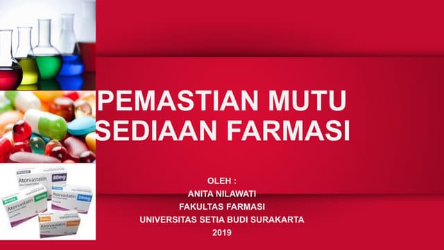 Pembahasan UKAI Farmasi Industri Berdasarkan Aspek CPOB | PDF