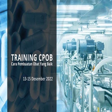 training cpob 2022 karywan karyawati pabrik | PPTX