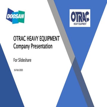 OTRAC HEAVY EQUIPMENT | PPTX