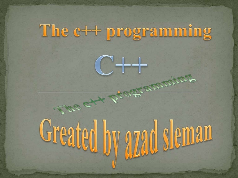 Cpp c++ 2