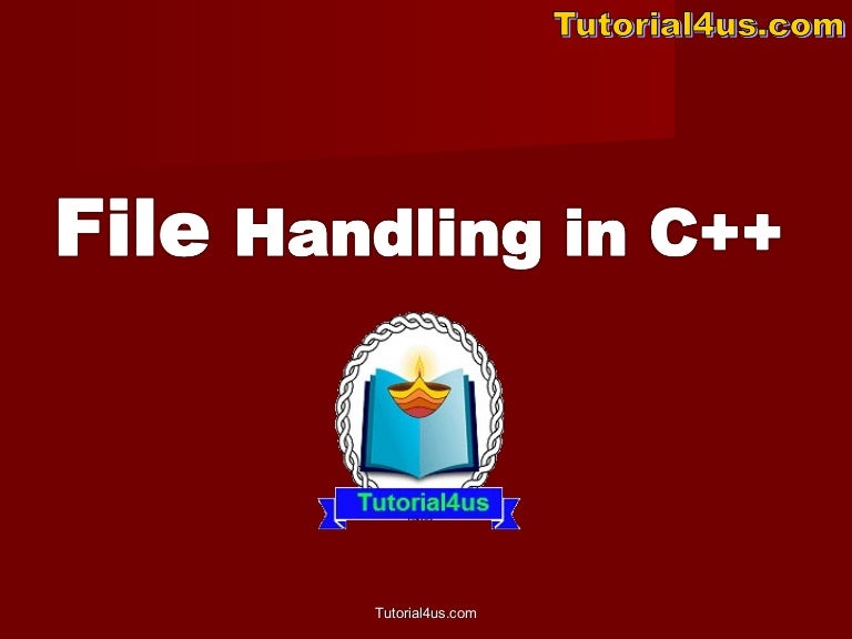 File Handling In C