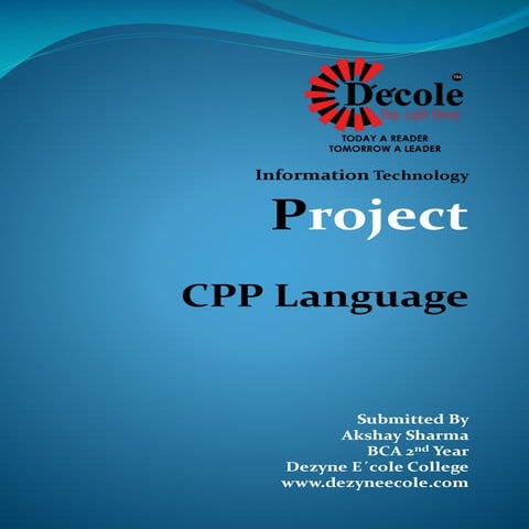 Akshay Sharma , BCA Third Year | PDF