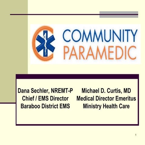 Community Paramedic | PPT