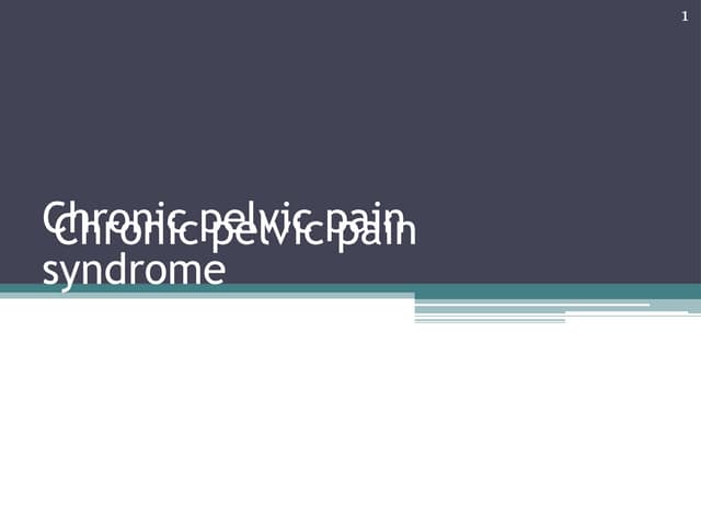 Prostatitis Pptx