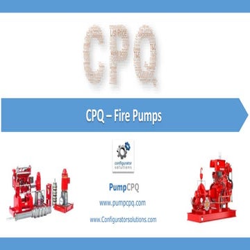 CPQ for Fire Pump | PPSX
