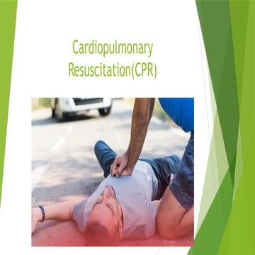 CPR methods for first aid treatments and | PPTX