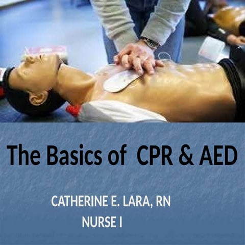cardio pulmonary resuscitation and use of automated external ...
