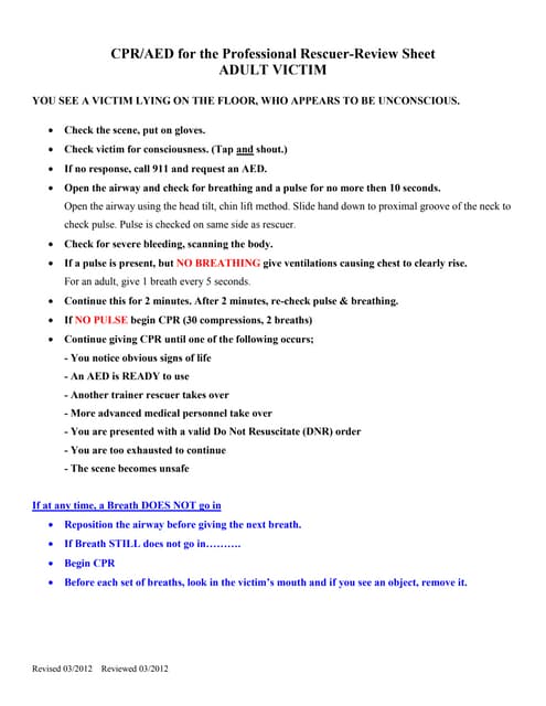 American Red Cross CPR/AED | PDF | First Aid | Injuries