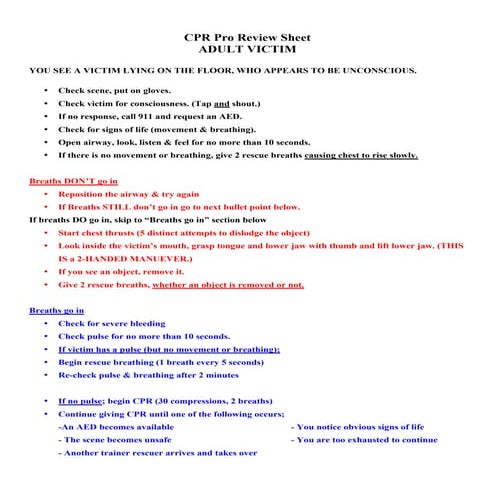 911, cpr and aed | PPT