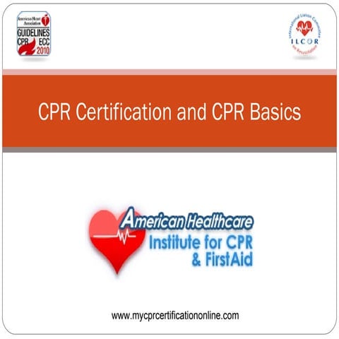 Cpr certification and cpr basics | PPT