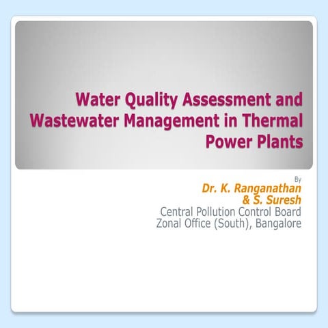 CPRI.pdf water analysis in thermal power plant | PDF