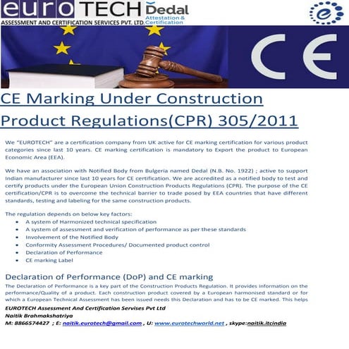 CE Marking folder EN | PDF