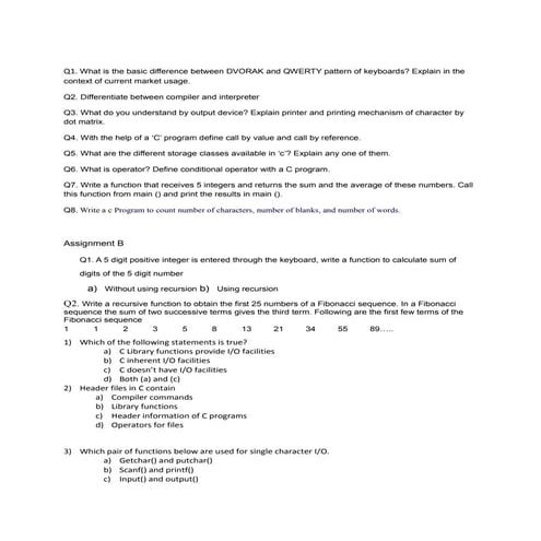 C Programming Doc Programming Languages Computing 8216
