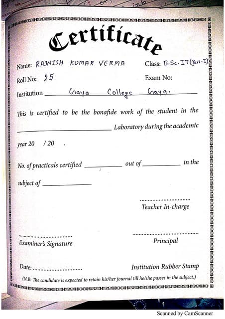 physics practical copy | PDF