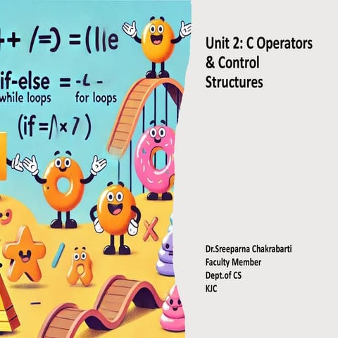 Comprehensive Guide to C Operators and Control Structures in ...