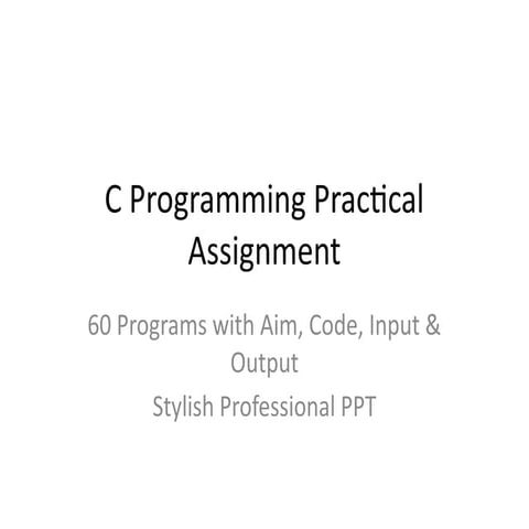 C_Programs_First10 codes in c language program | PPTX