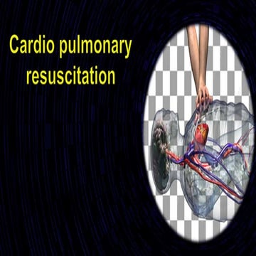 Cardio Pulmonary Resuscitation PPT (CPR) | PPT