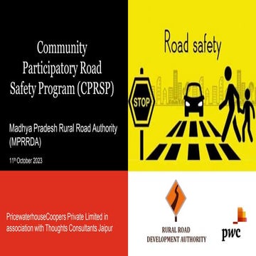 Community Participatory Road safety Program -CPRSP Presentation ...