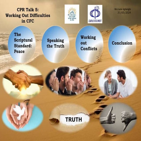 CPR Talk 5 working out conflicts couples for christ | PPTX
