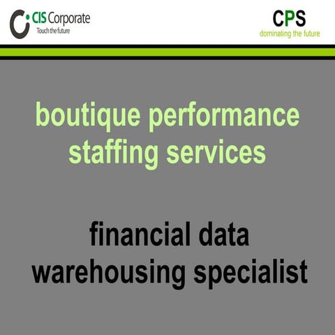 CPS Boutique Performance Staffing | PPT