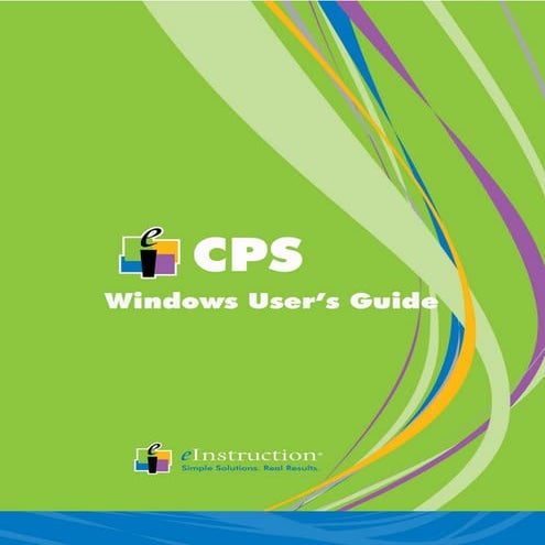 Cps users-guide-win 4-20-12 | PDF