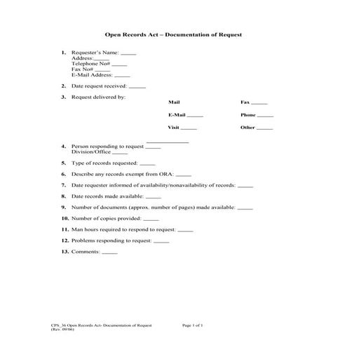 Cps 36 open records request | DOC