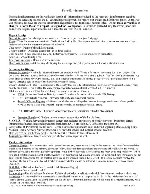 Referral screening, intake form | PDF